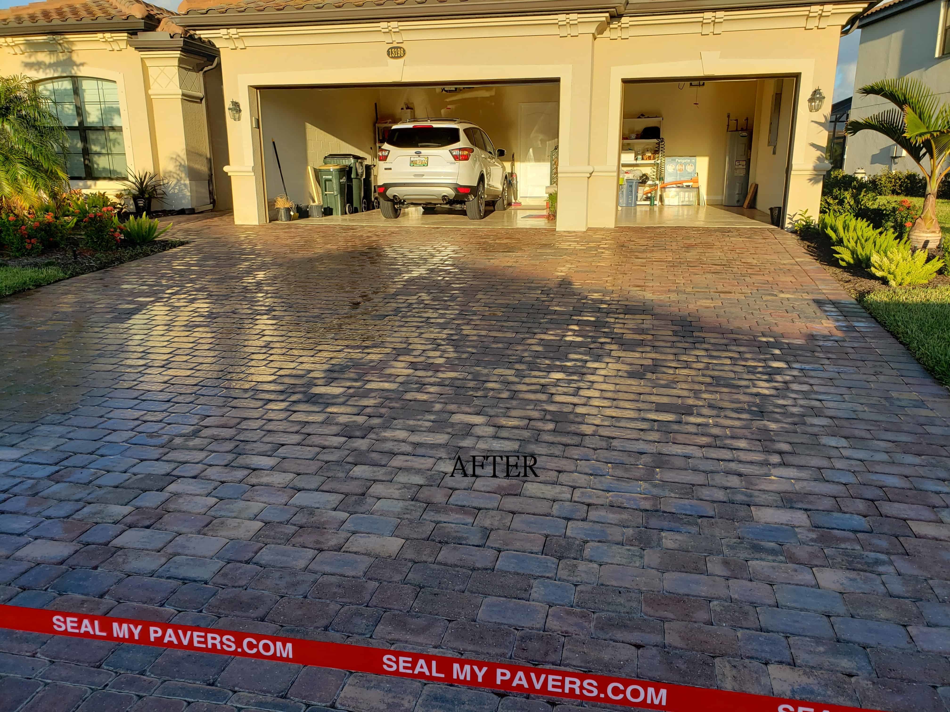 ANOTHER BEAUTIFUL JOB DONE BY SEAL MY PAVERS